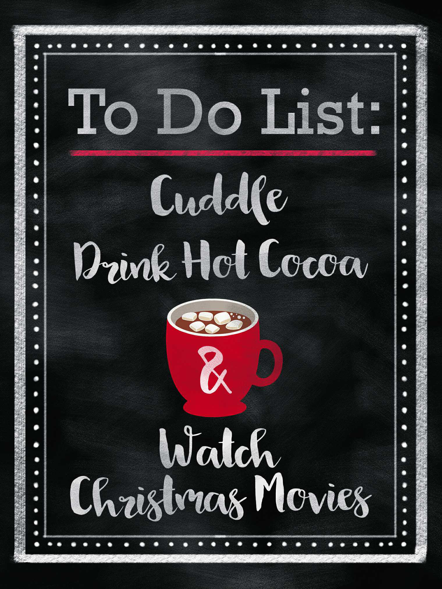 The Holiday Aisle® Hot Cocoa To Do List - Wayfair Canada